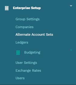 Alternate Account Sets – Mondial Software