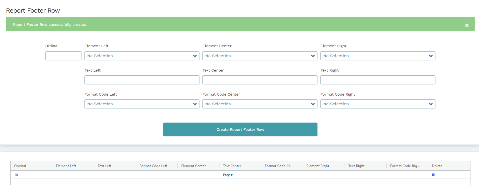 Report Footers – Mondial Software